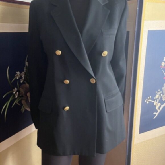 ann freedberg | Jackets & Coats | Ann Freedberg Black Wool Double ...